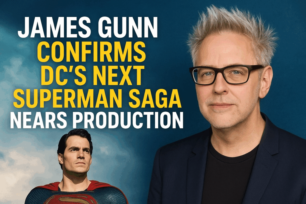James Gunn Confirms DC’s Next Superman Saga Nears Production - Daily Movie